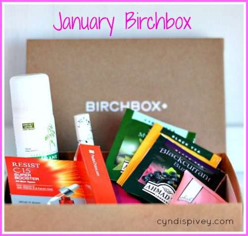 My January Birchbox - Cyndi Spivey