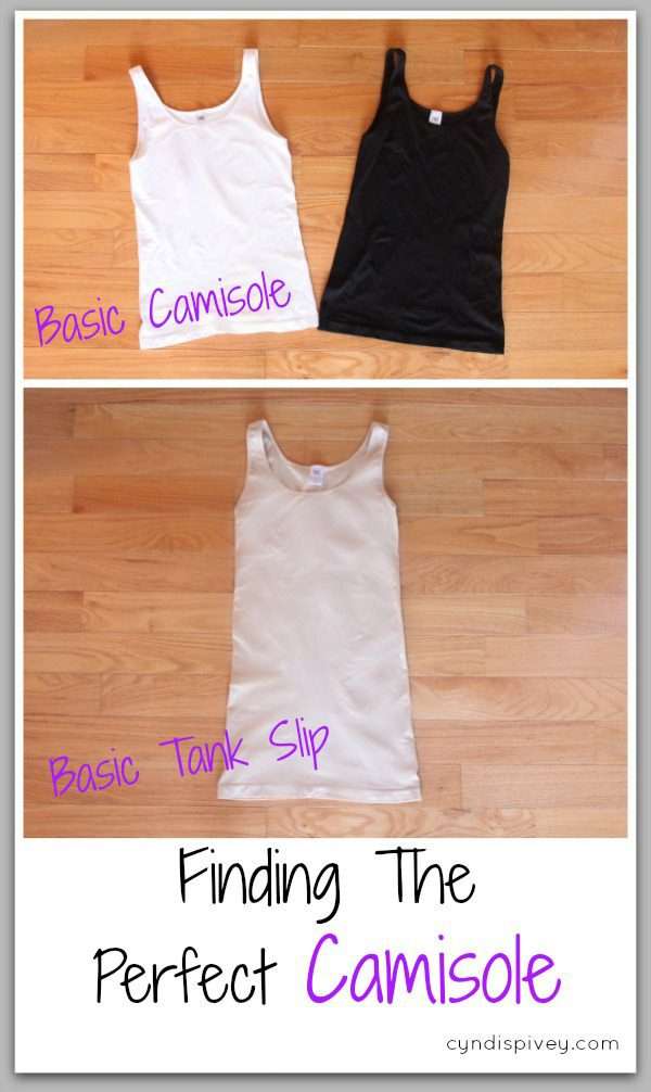 Finding The Perfect Camisole - Cyndi Spivey