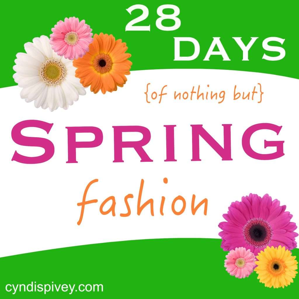 28 Days of Spring Fashion (Day 1) - Cyndi Spivey