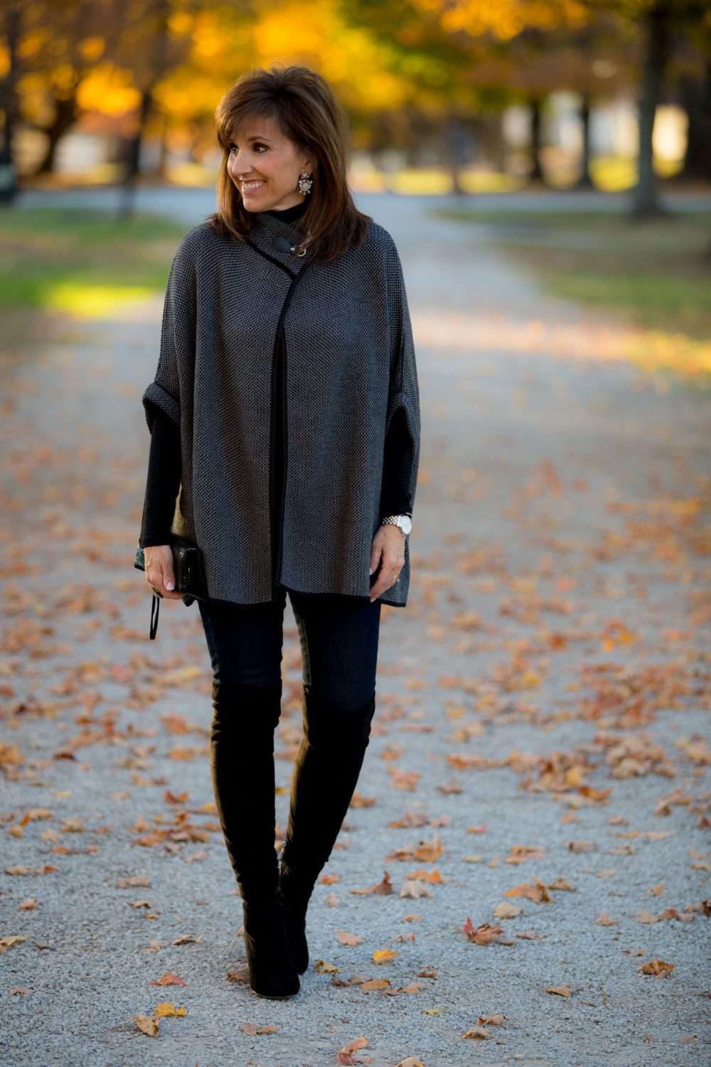 Classic Poncho-Winter Fashion - Cyndi Spivey
