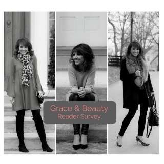 Grace & Beauty Reader Survey Results + Giveaway Winner - Cyndi Spivey