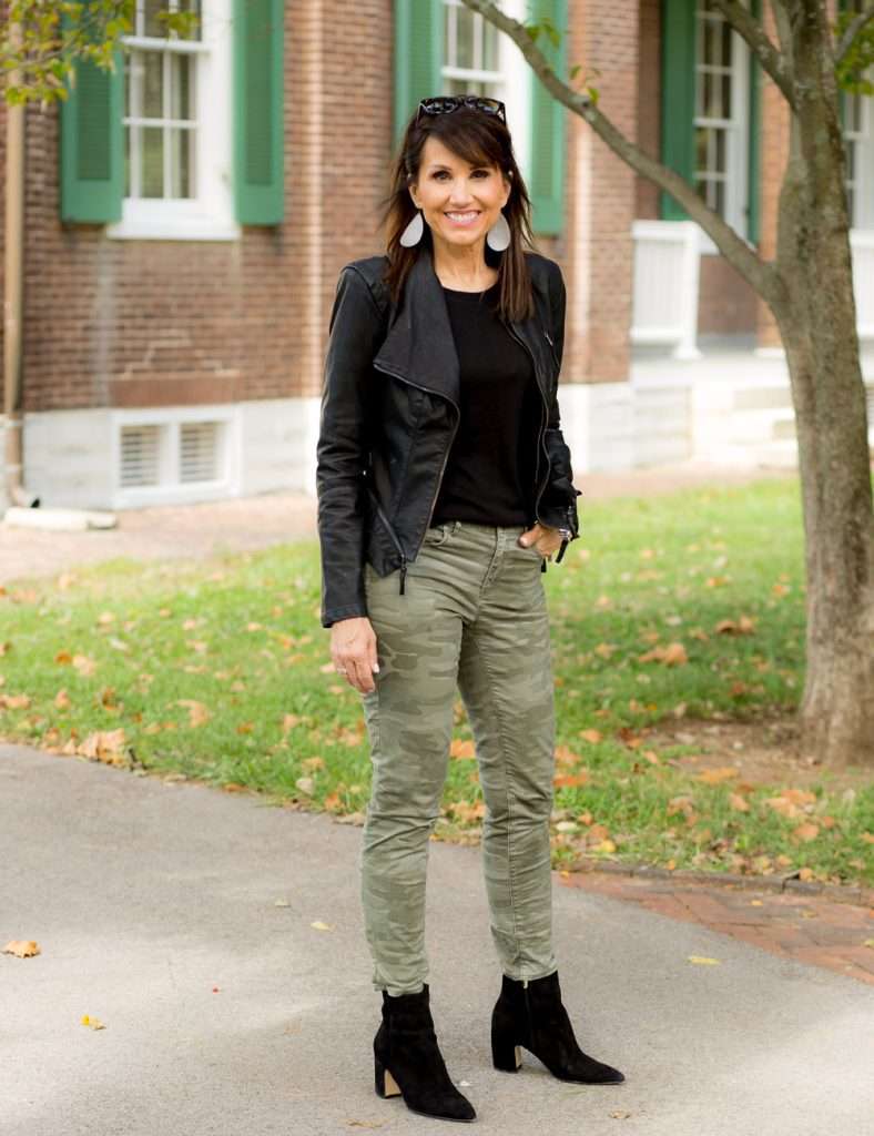 3 Ways To Style Camo Pants - Cyndi Spivey
