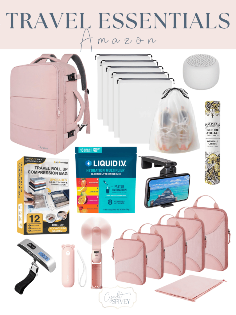 10 Summer Travel Essentials from Amazon - Cyndi Spivey