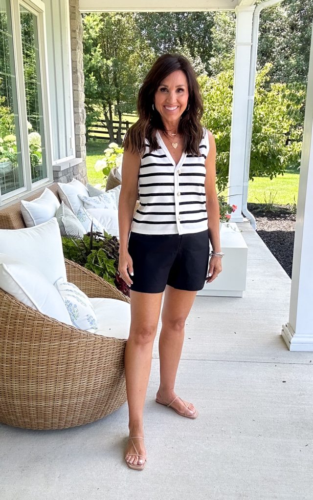 Black Shorts Styled 5 Ways - Cyndi Spivey