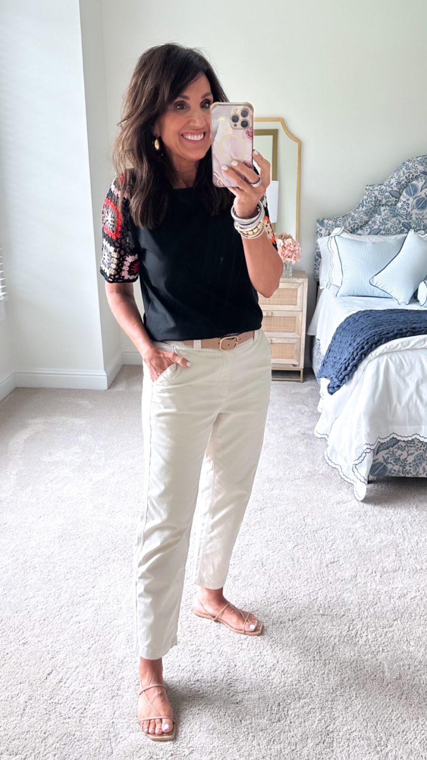 5 Ways to Style Beige Pants - Cyndi Spivey
