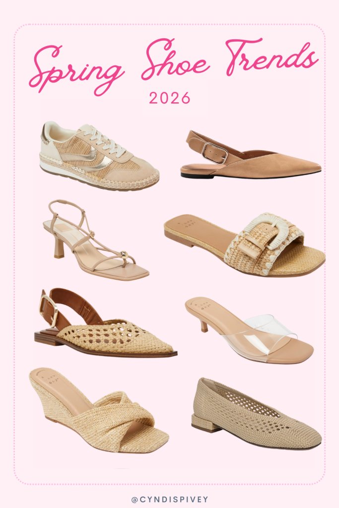 Spring 2026 Shoe Trends What S In And What I M Wearing Cyndi Spivey