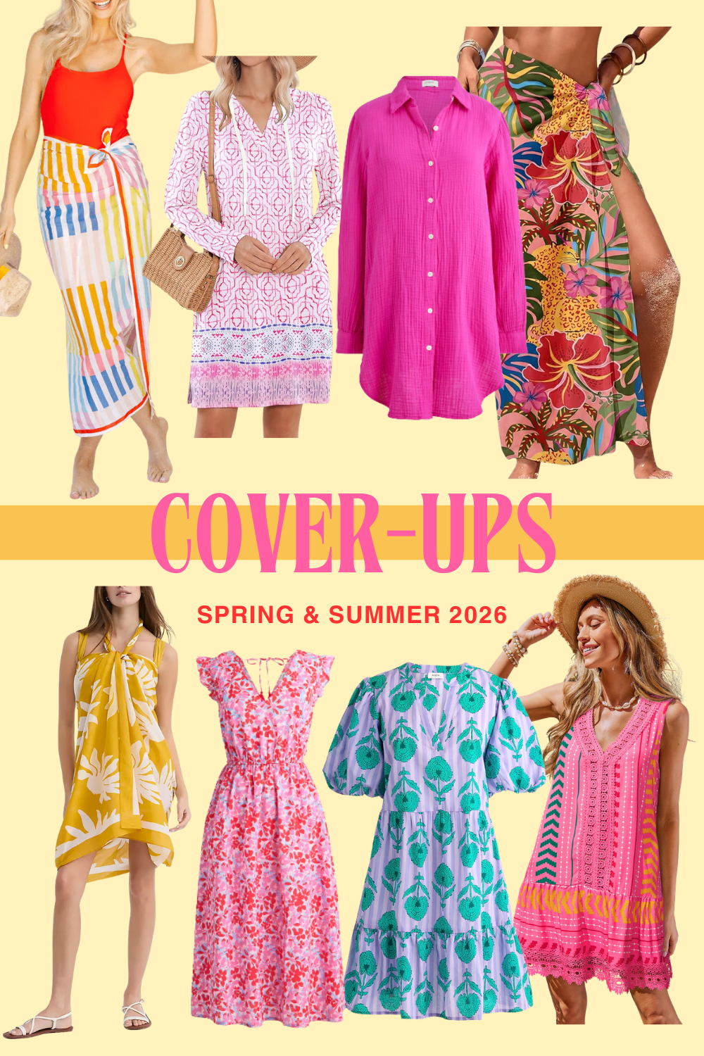 What to Wear Over a Swimsuit: Cute Cover-Ups for Your Next Vacation ...